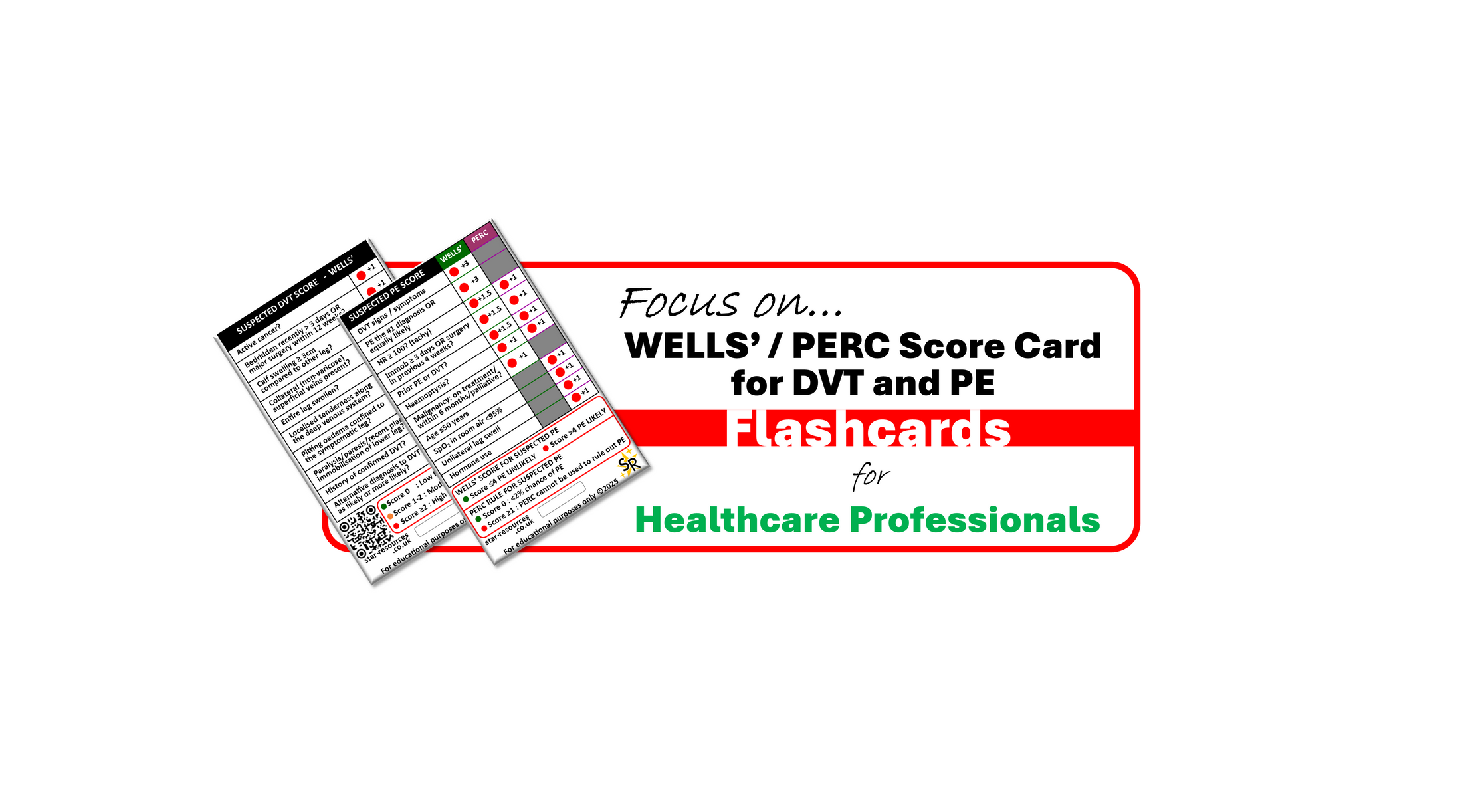 🩺 Focus On… Wells’ and PERC Scores for Suspected DVT and PE – StarResources