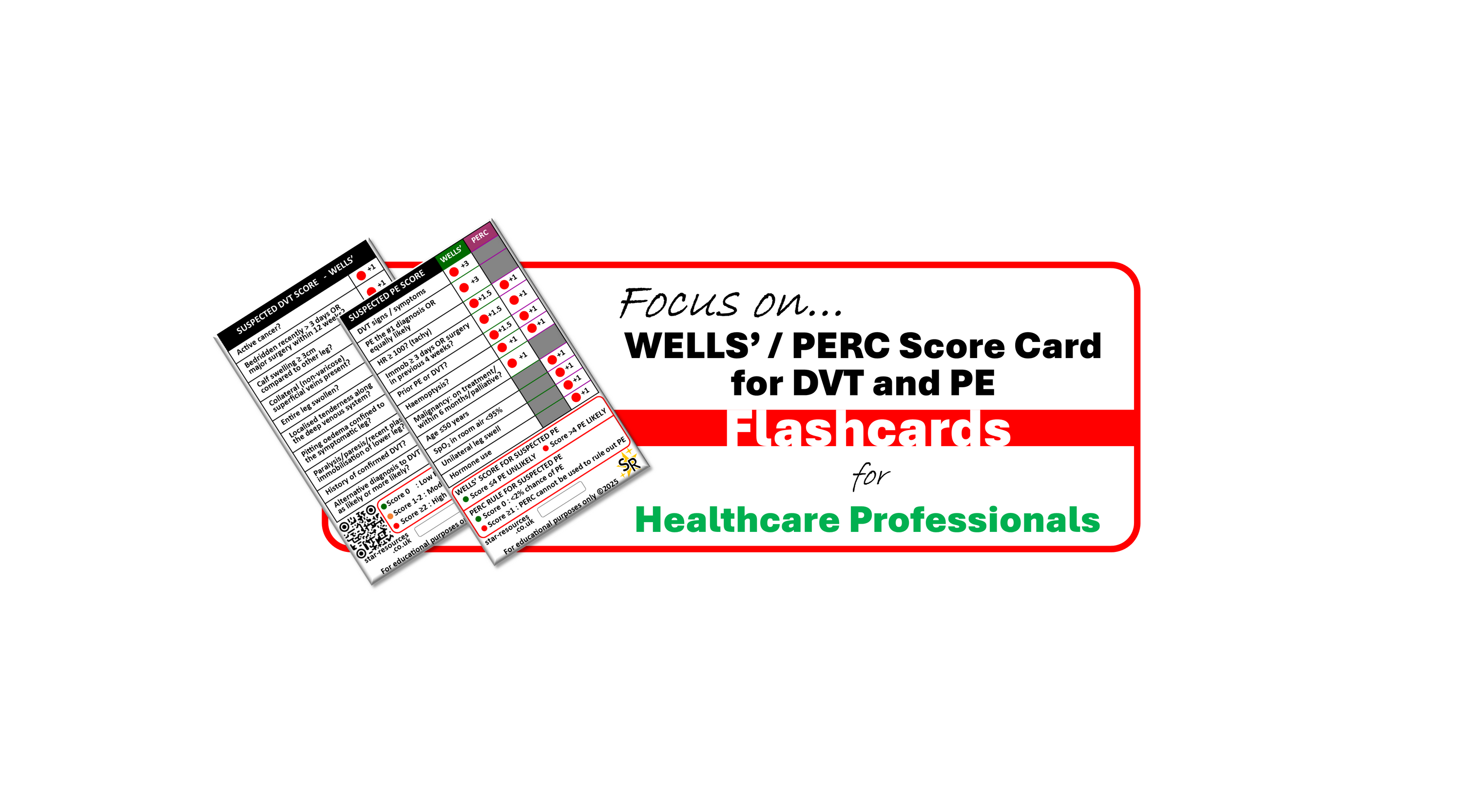 🩺 Focus On… Wells’ and PERC Scores for Suspected DVT and PE – StarResources